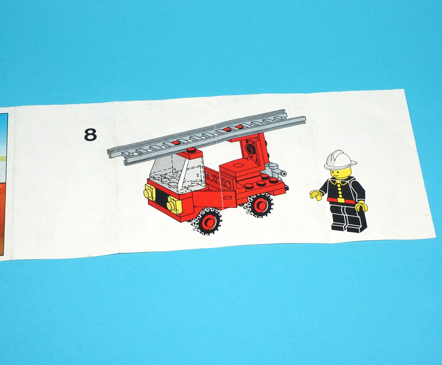LEGO 6621 CLASSIC TOWN FIRE TRUCK ORIGINAL SPARE INSTRUCTIONS 1980s ...
