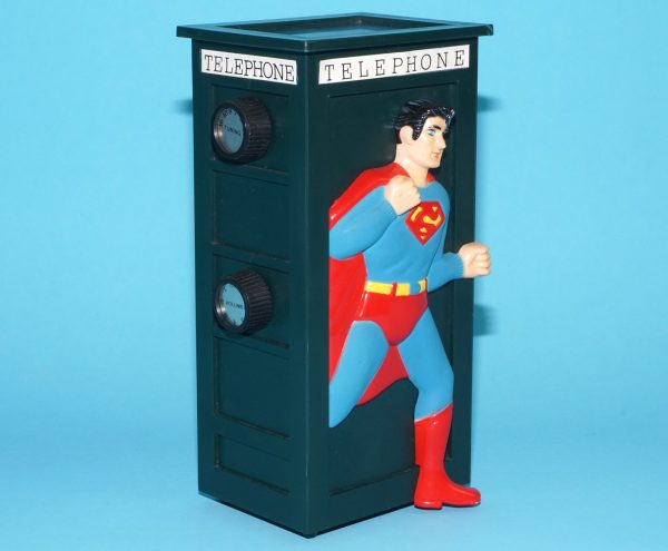 DC COMICS SUPERMAN TELEPHONE BOOTH AM RADIO 1976 VANITY FAIR WORKS ...