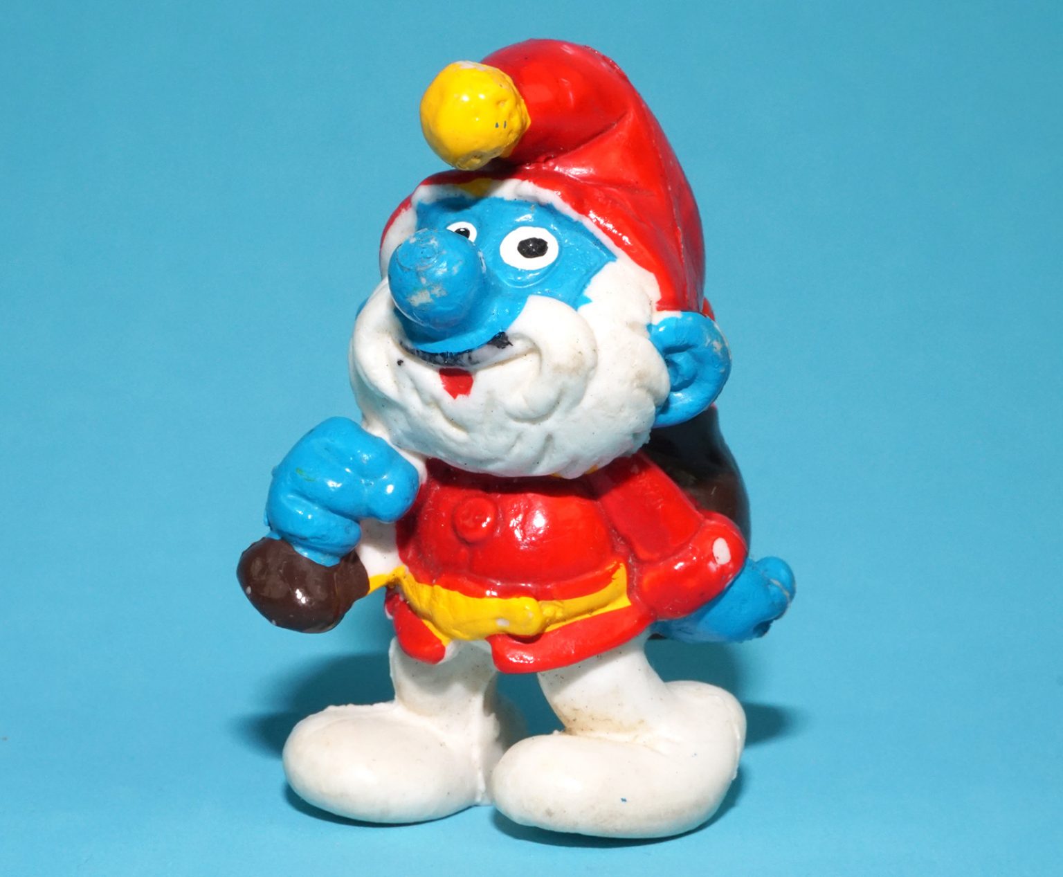 SMURFS KNOCK-OFF 20124 PAPA SANTA SMURF NO COO SPANISH KO 1980s BOOTLEG ...