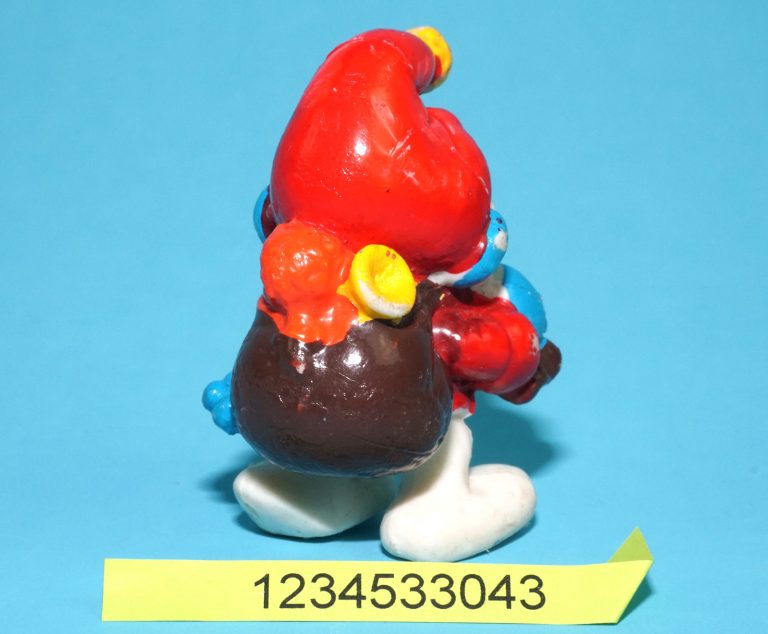SMURFS KNOCK-OFF 20124 PAPA SANTA SMURF NO COO SPANISH KO 1980s BOOTLEG ...
