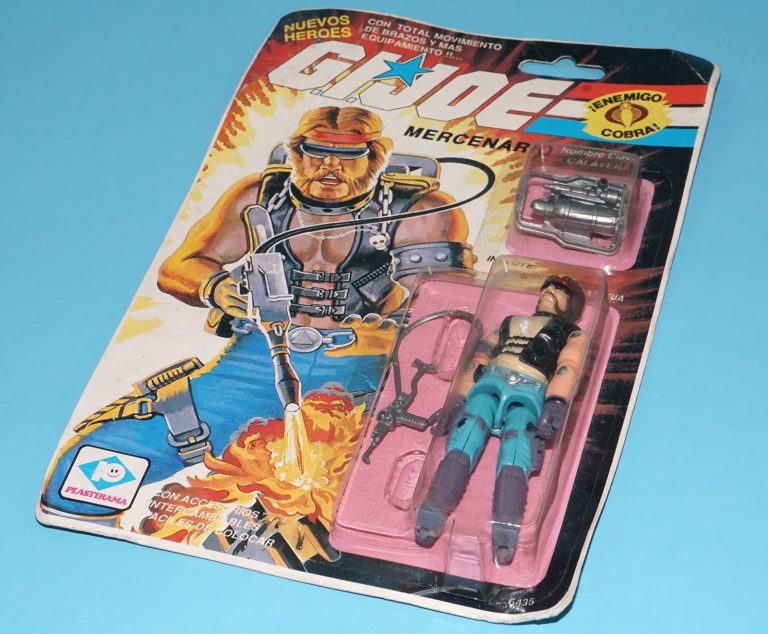 1985 GI JOE CALAVERA TORCH v1 MOC MOSC 1985 PLASTIRAMA ARGENTINA ...