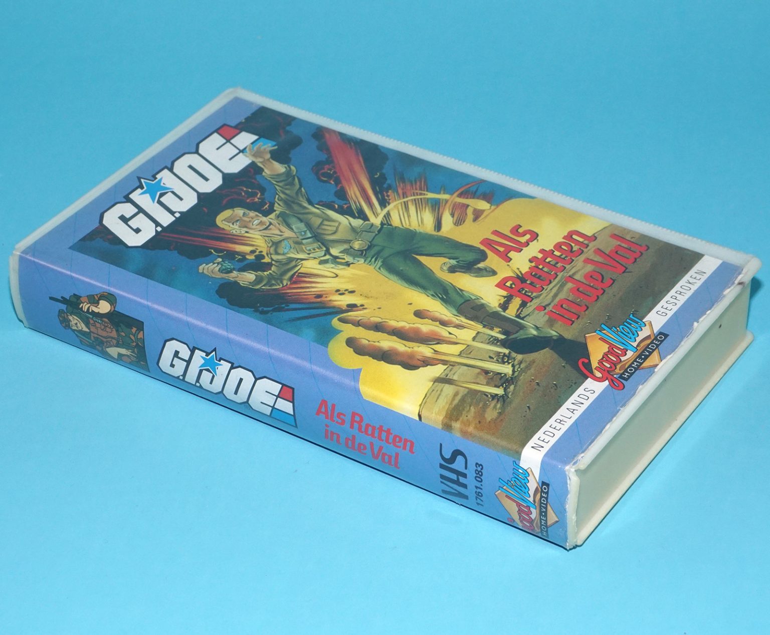 VHS GI JOE VIDEO TAPE CASSETTE 'ALS RATTEN IN DE VAL' 1991 GOODVIEW ...