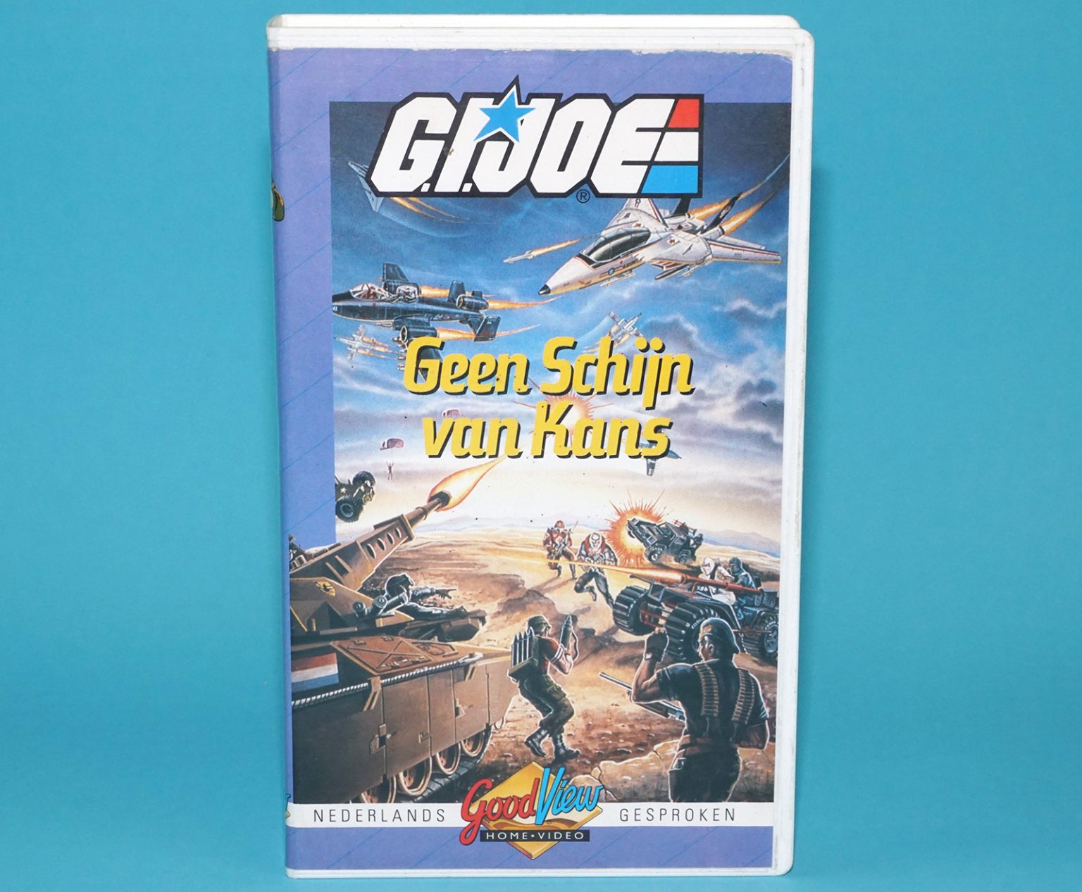 VHS GI JOE VIDEO TAPE CASSETTE 'GEEN SCHIJN VAN KANS' 1991 GOODVIEW ...