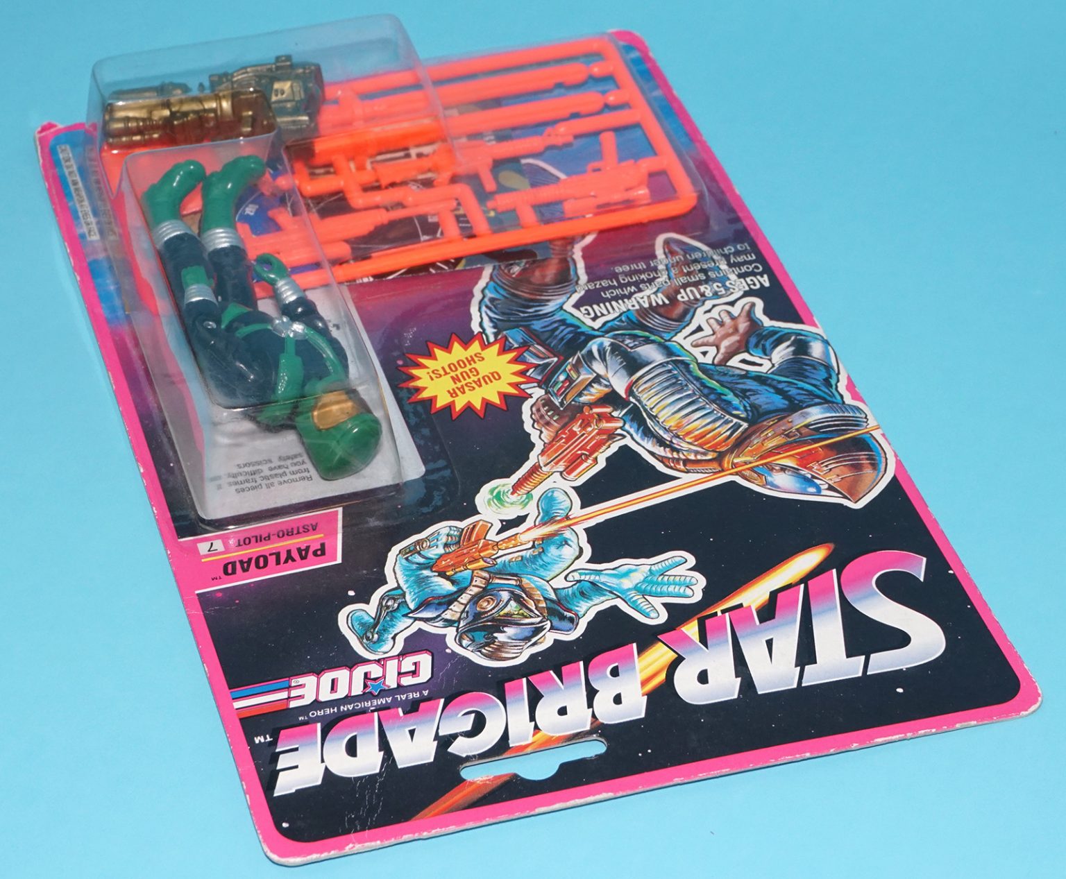 1993 GI JOE STAR BRIGADE PAYLOAD v3 MOC MOSC US USA CARD HASBRO ...