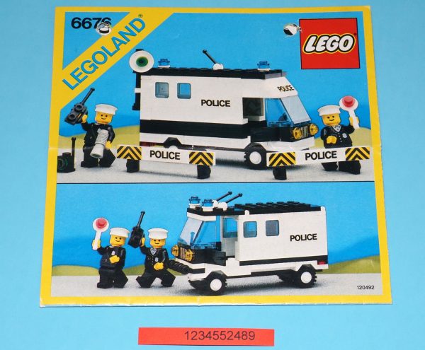 LEGO 6676 LEGOLAND CLASSIC TOWN MOBILE COMMAND UNIT 100% COMPLETE 1986 ...