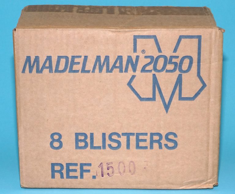 MADELMAN 2050 8 BLISTERS ORIGINAL EMPTY SHIPPER BOX 1988 EXIN ...