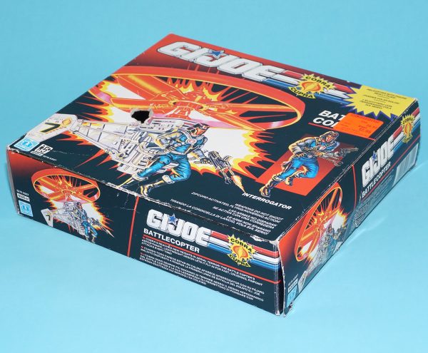 1991 GI JOE BATTLE COPTERS INTERROGATOR ORIGINAL EMPTY BOX EURO HASBRO ...