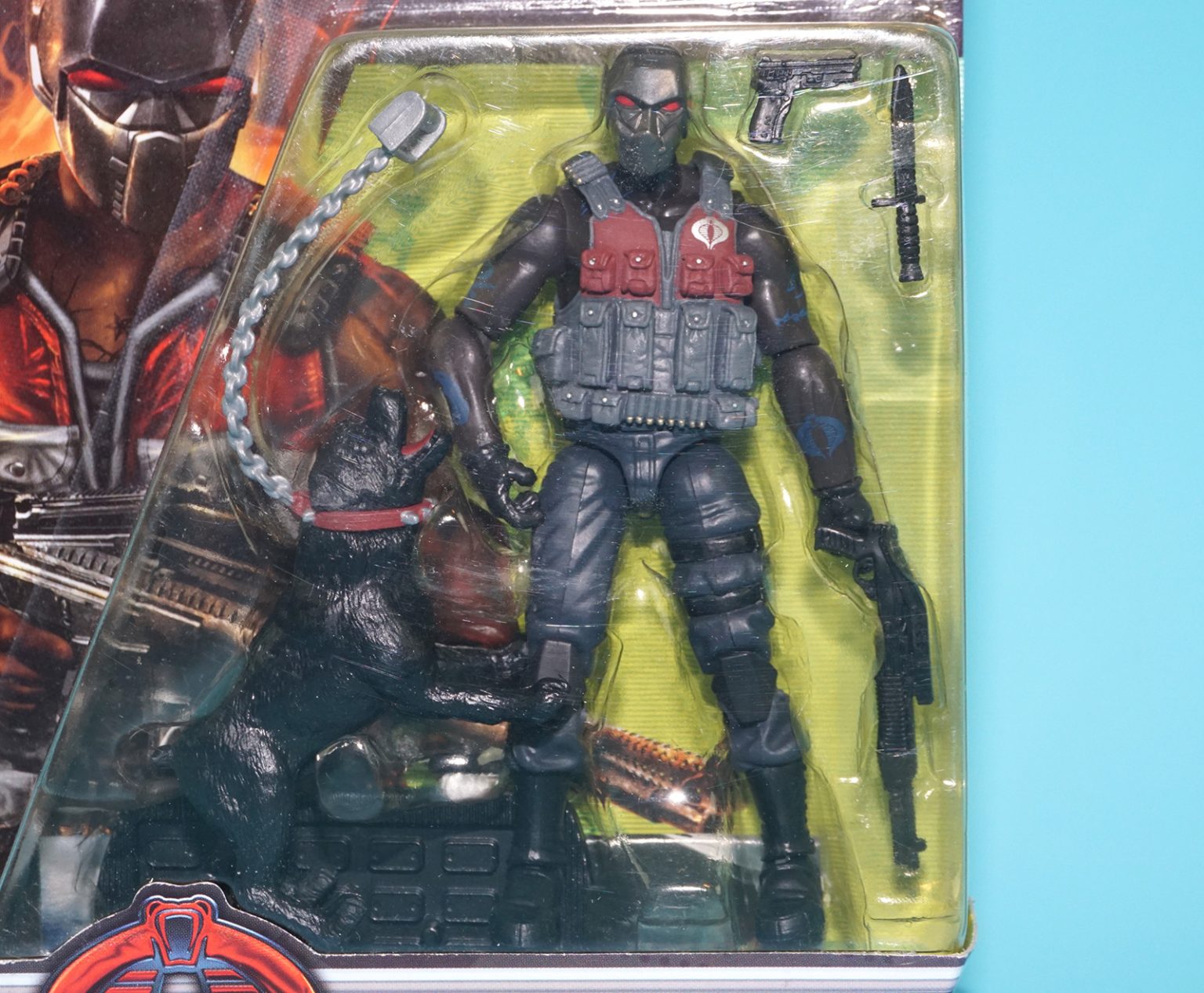 2009 GI JOE ROC NIGHT ADDER v1 COBRA SECURITY OFFICER MOC MOSC US CARD ...