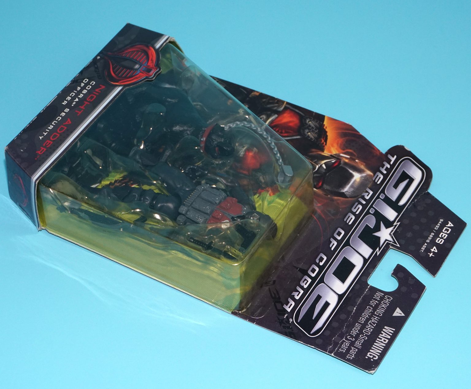 2009 GI JOE ROC NIGHT ADDER v1 COBRA SECURITY OFFICER MOC MOSC US CARD ...