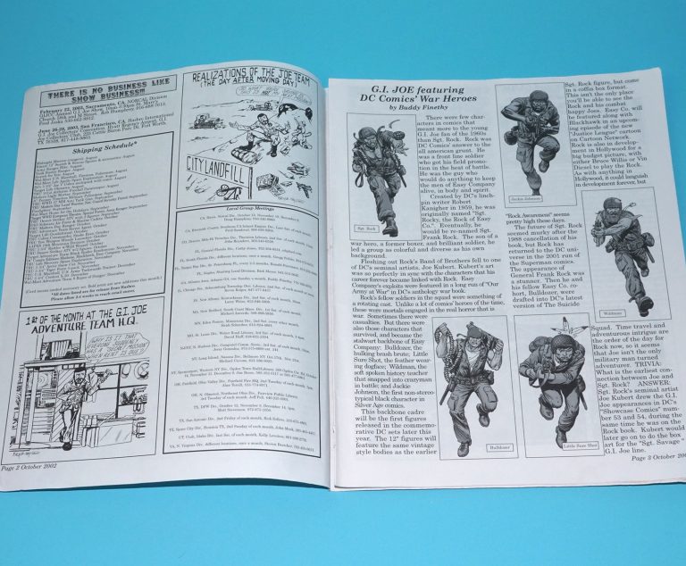 2002 GI JOE COLLECTOR'S CLUB MEMBERSHIP MAGAZINE - Boonsart shop