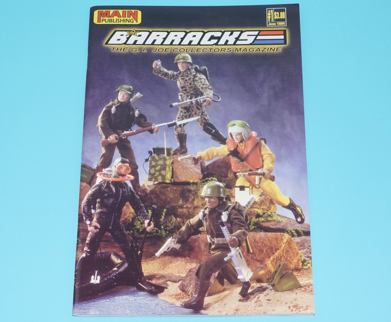 1994 GI JOE BARRACKS THE G.I. JOE COLLECTORS MAGAZINE MAIN PUBLISHING ...