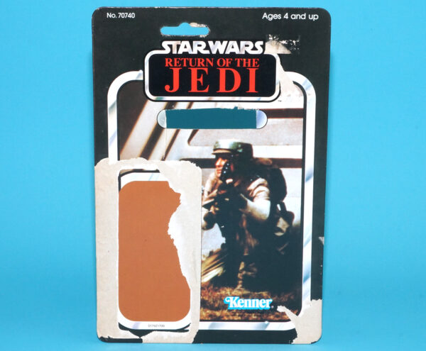 STAR WARS ROTJ REBEL COMMANDO CARDBACK CARD 65-BACK CLIPPER 1983 KENNER ...