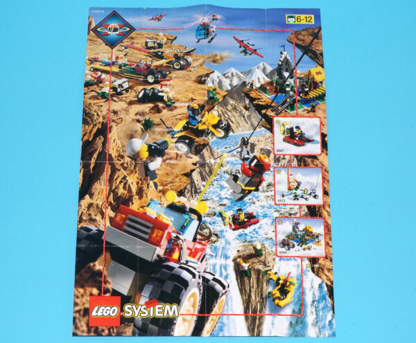 LEGO CATALOG 1998 MINI FOLDOUT EXTREME TEAM REF 4112657-IN LEGO GROUP ...