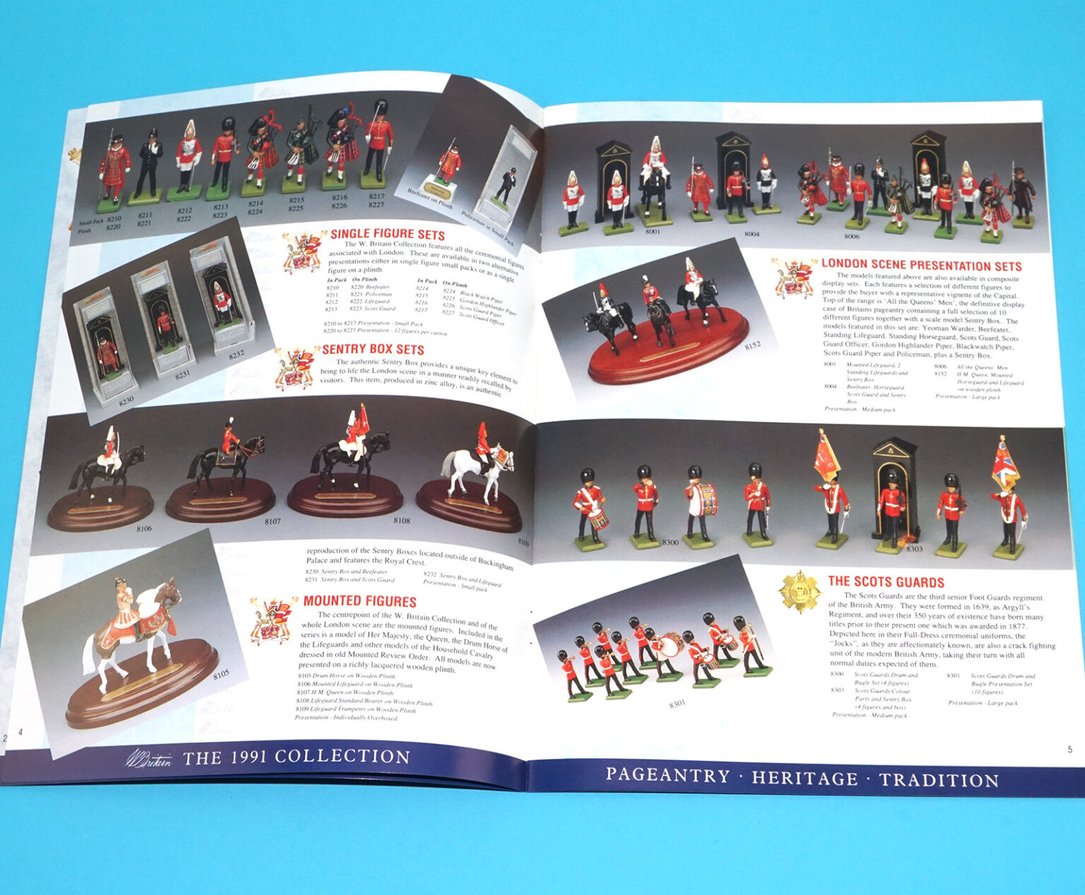 BRITAINS TOY CATALOG 1991 W. BRITAIN COLLECTION CATALOGUE KATALOG A4 ...