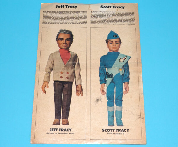THUNDERBIRDS SERIES OF 6 TECHNICAL POSTERS 1966 ALBERT HEIJN PROMO ...