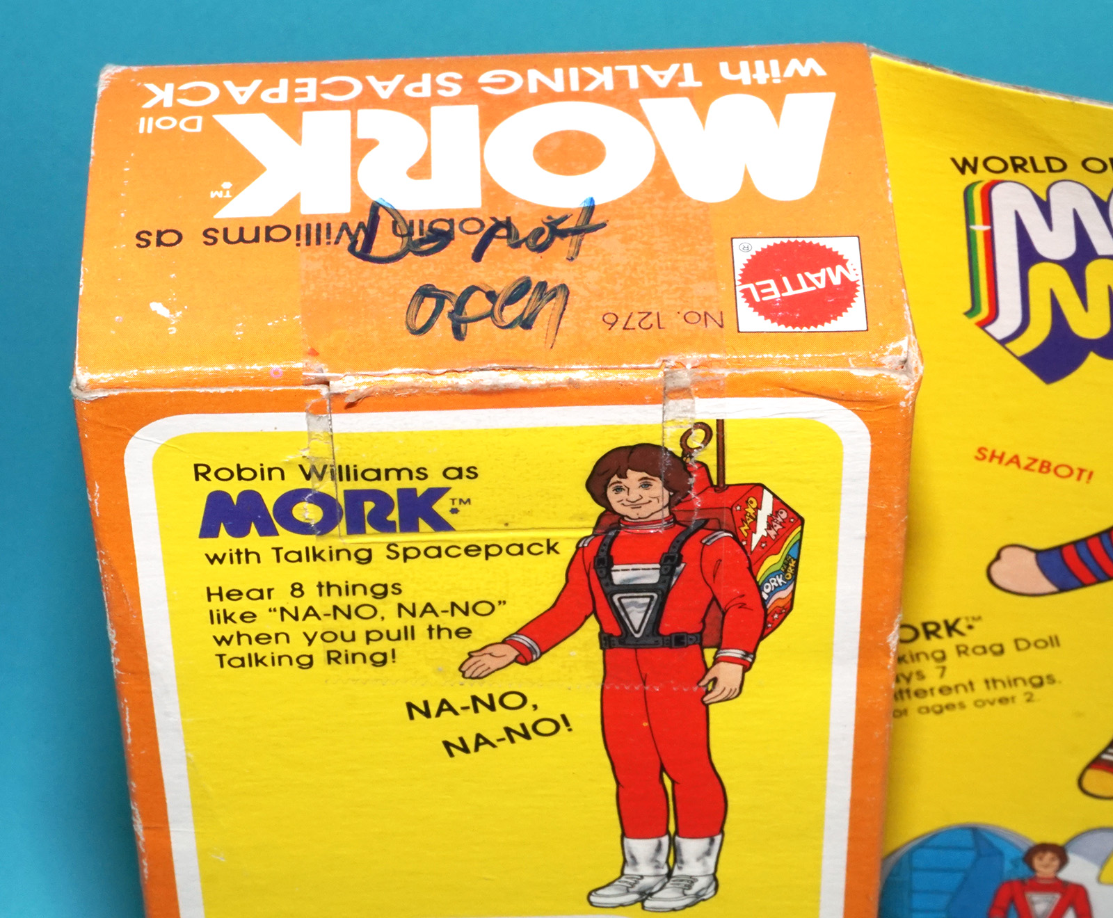 MORK & MINDY MORK WITH TALING SPACEPACK COMPLETE BOXED MIB 1979 MATTEL READ - Boonsart shop