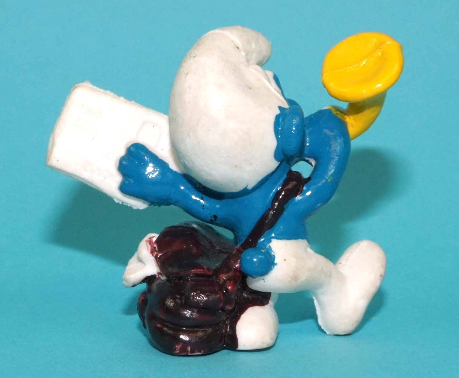 SMURFS KNOCK-OFF 20031 POSTMAN SMURF NO COO SPANISH KO 1980s BOOTLEG ...