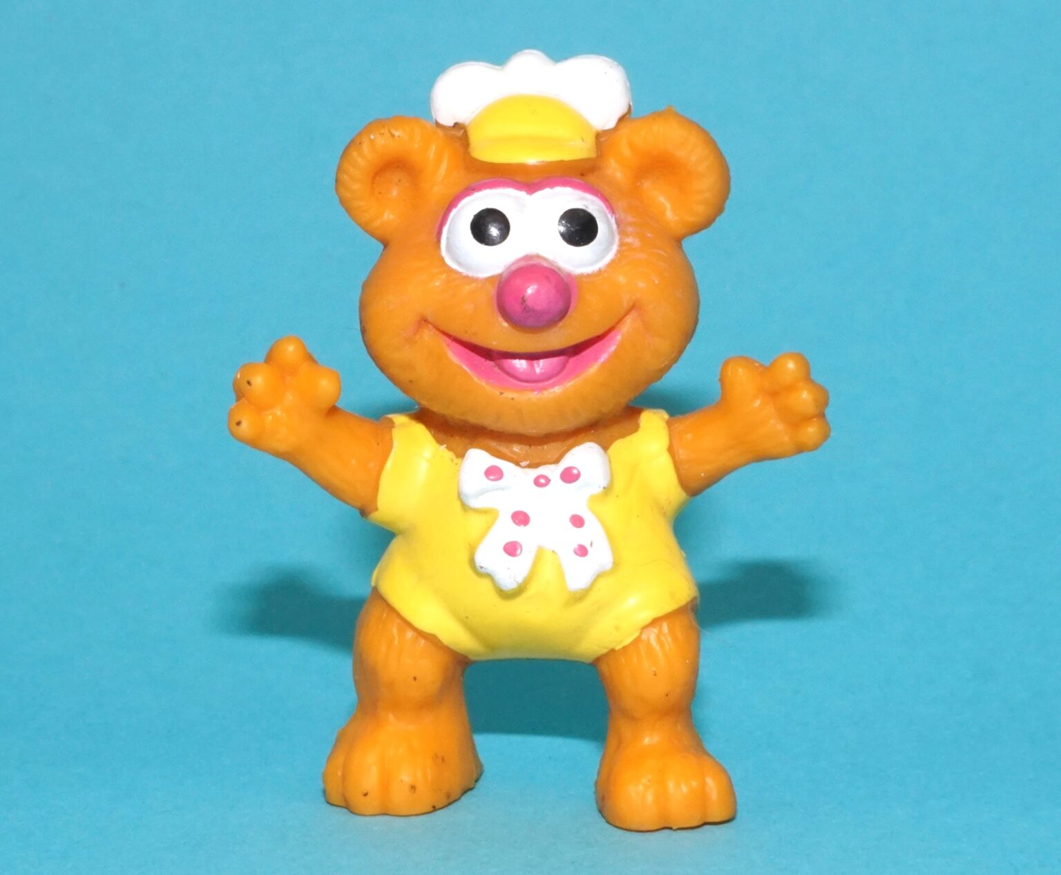 MUPPETS MUPPET SHOW BABIES PVC FIGURE FOZZY BABY BEAR 1986 HA! CHINA ...