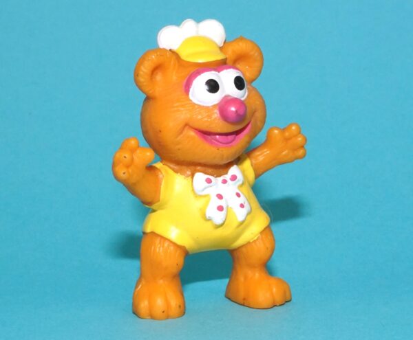 MUPPETS MUPPET SHOW BABIES PVC FIGURE FOZZY BABY BEAR 1986 HA! CHINA ...