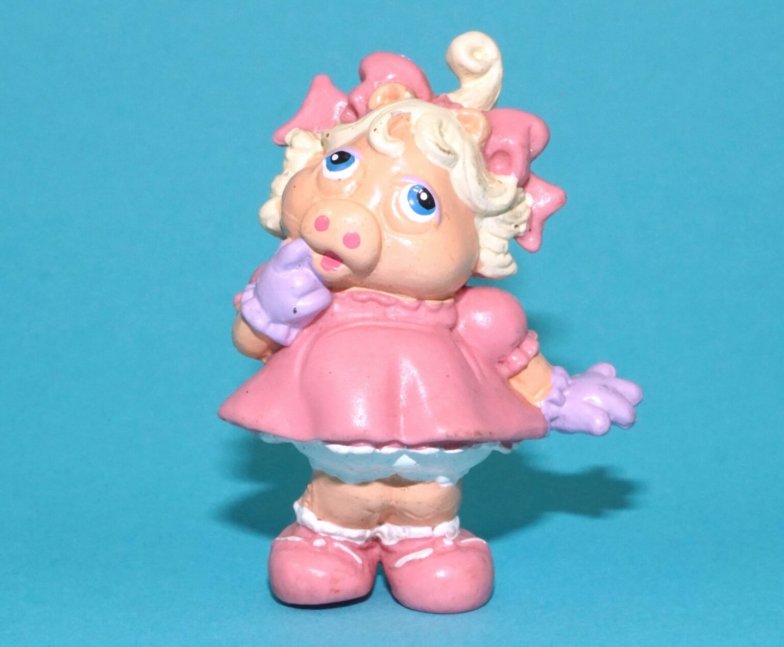 MUPPETS MUPPET SHOW BABIES PVC FIGURE MISS BABY PIGGY 1985 SCHLEICH ...