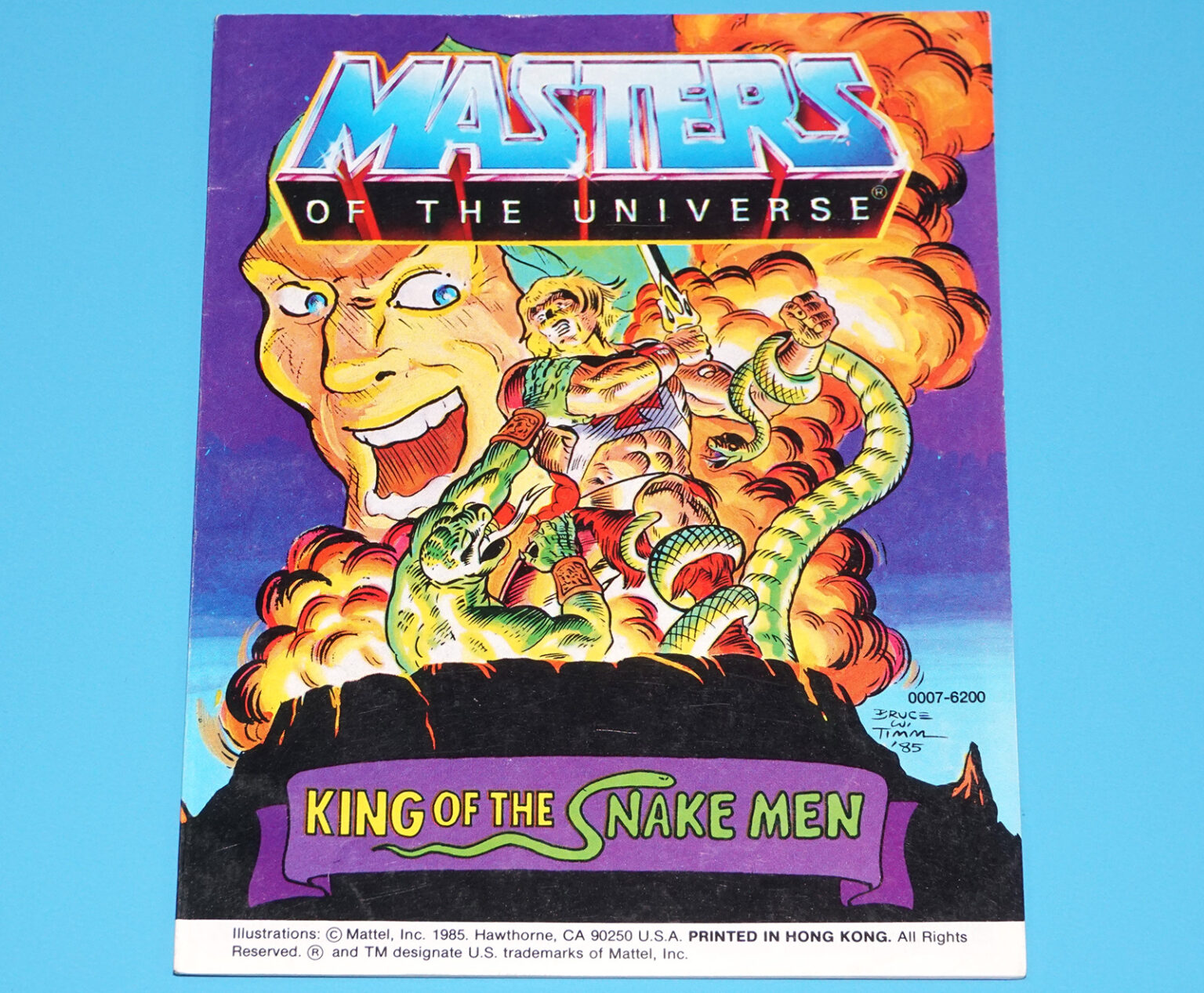 MOTU HE-MAN MASTERS OF THE UNIVERSE MINI COMIC KING SNAKE MEN HONG KONG ...