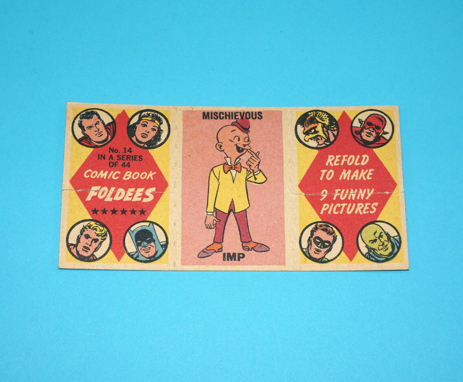 COMIC BOOK FOLDEES #14 MISTER MXYPLYZYK 1966 TOPPS DC - Boonsart shop