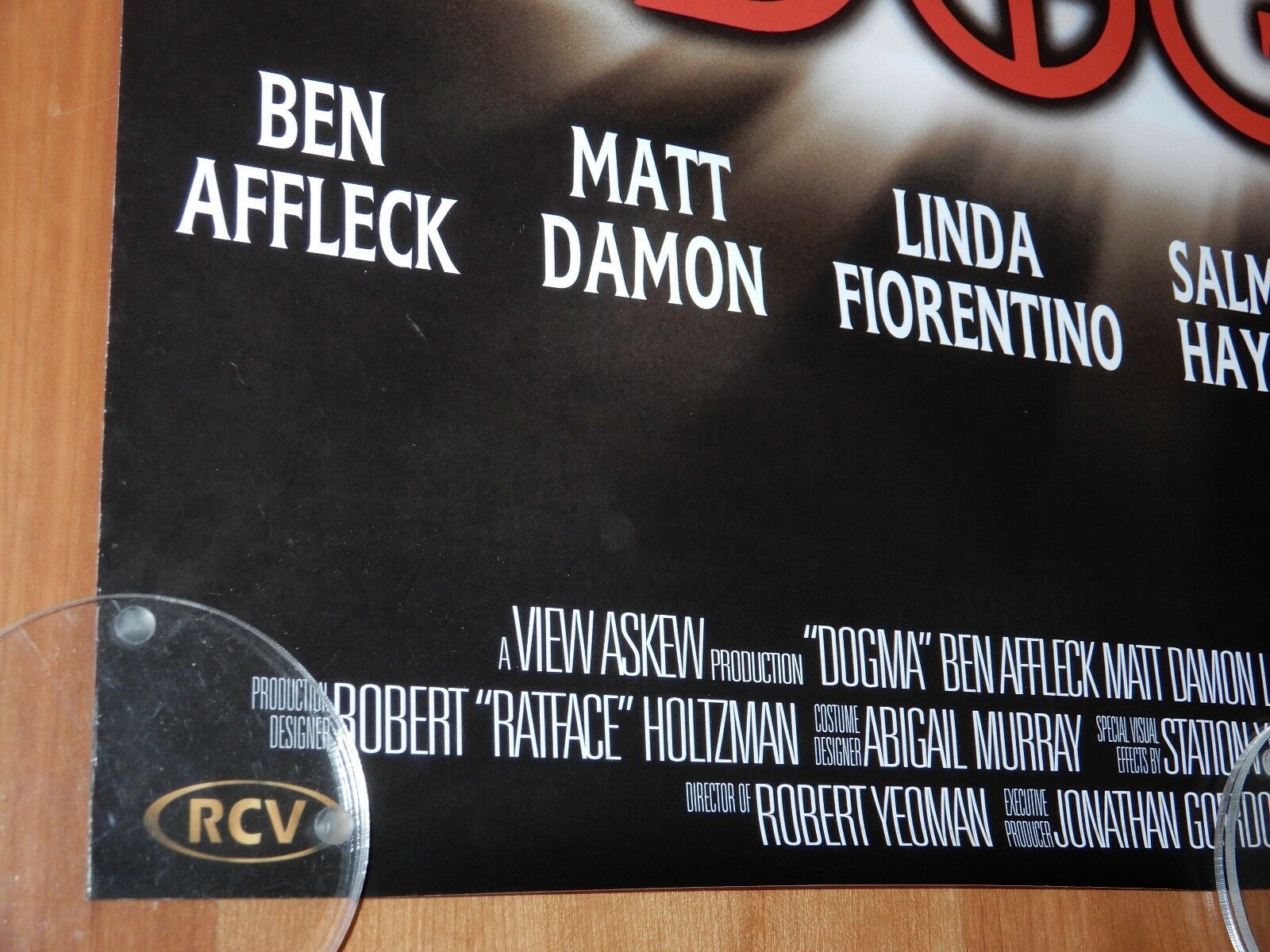 ORIGINAL MOVIE POSTER DOGMA 1999 UNFOLDED ONE SHEET KEVIN SMITH AFFLECK ...