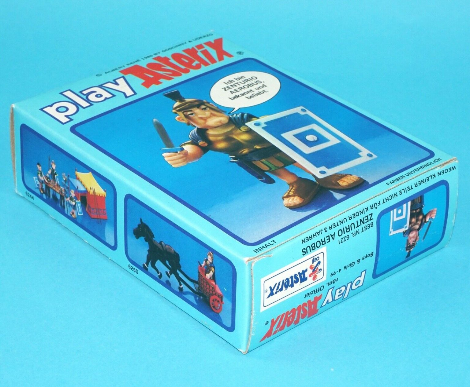 ASTERIX PLAY ACTION FIGURES 6221 CENTURION FELIX PLATYPUS BOXED GERMAN ...