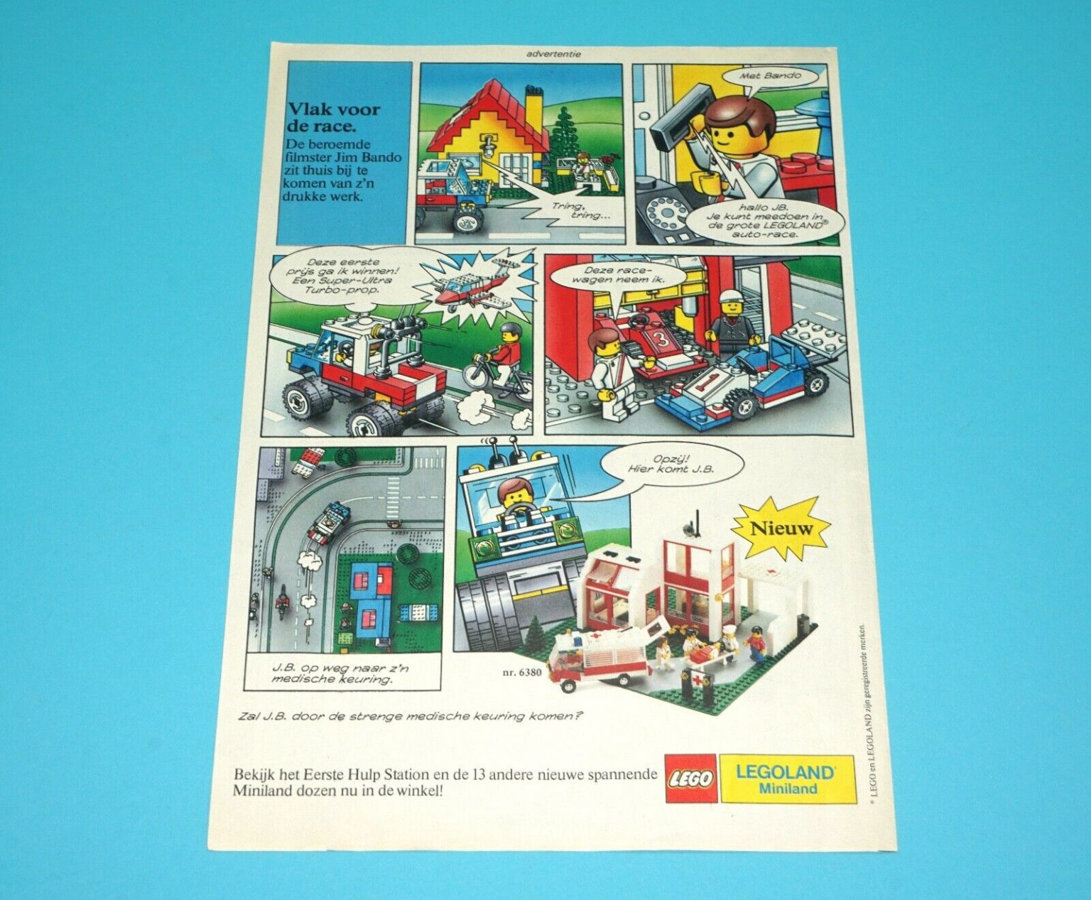 LEGO MAGAZINE ADVERT LEGOLAND TOWN 1980s DONALD DUCK HOLLAND - Boonsart ...