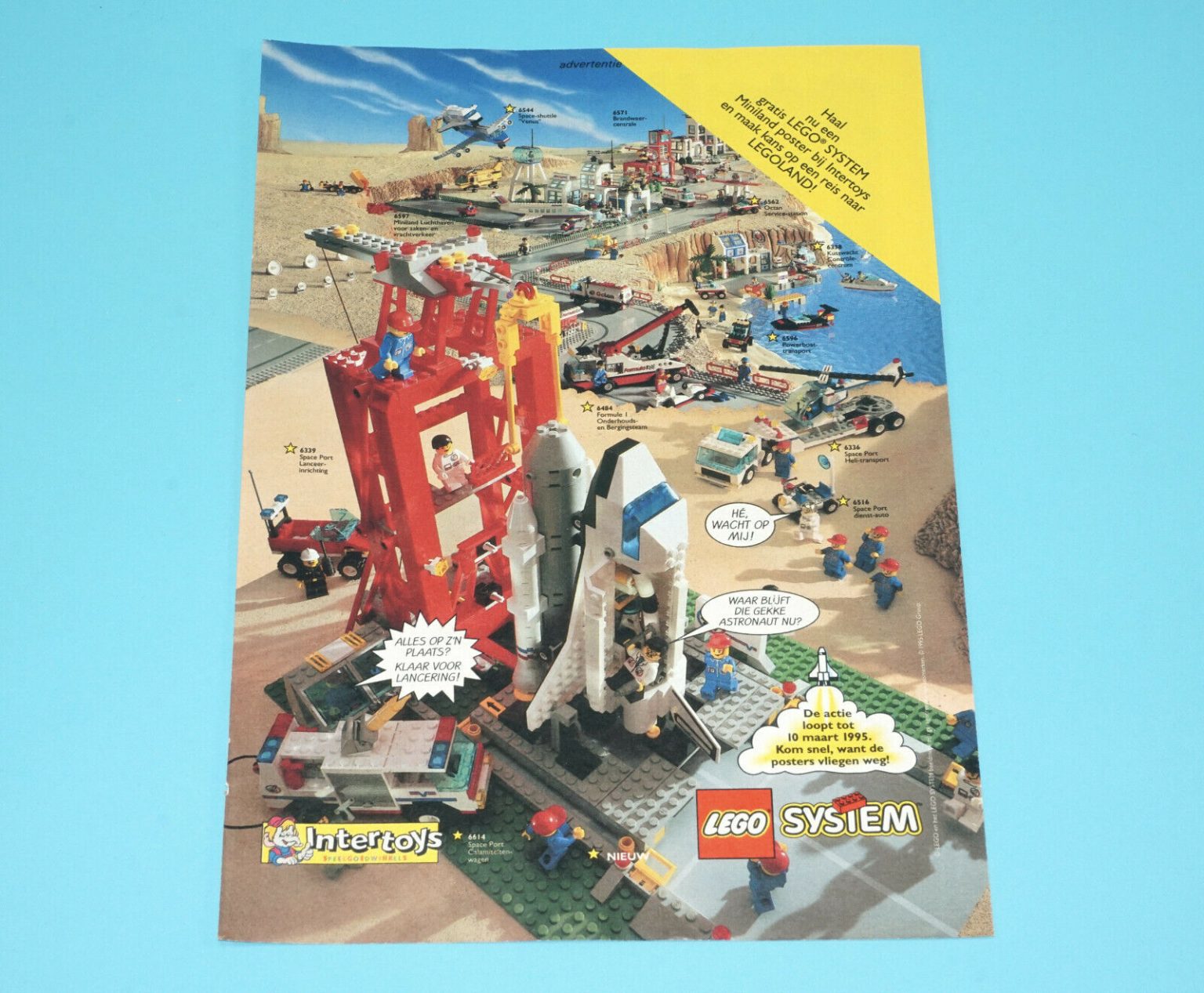 LEGO MAGAZINE ADVERT LEGOLAND SYSTEM 1980s DONALD DUCK HOLLAND ...