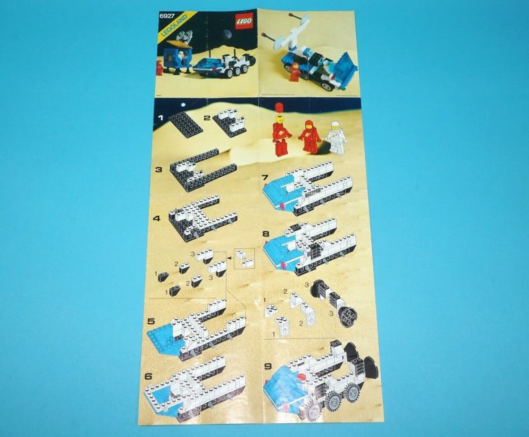 LEGO ORIGINAL SPARE INSTRUCTIONS 6927 SPACE ALL TERRAIN VEHICLE 1980s ...