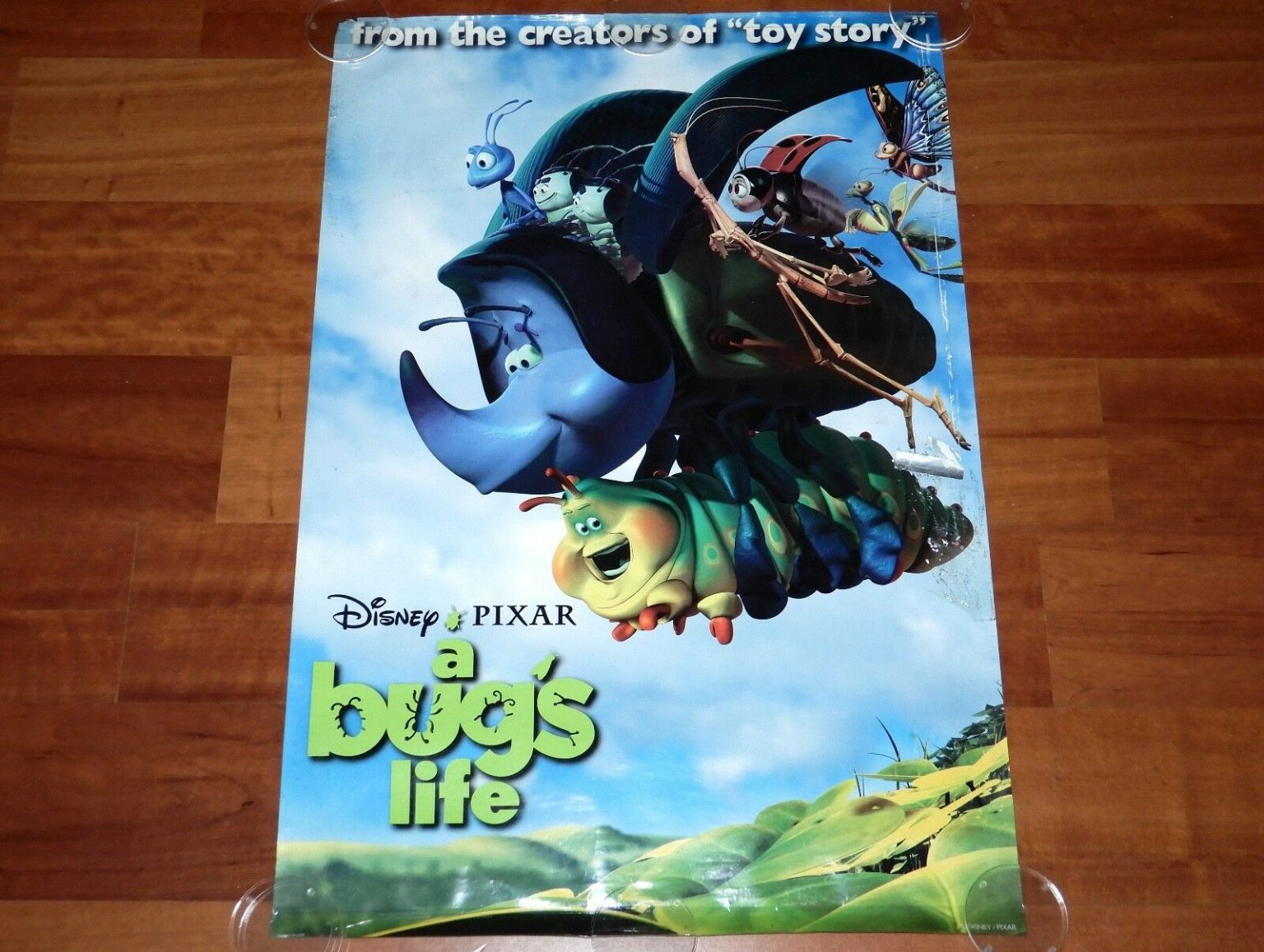 ORIGINAL MOVIE POSTER A BUG'S LIFE 1998 UNFOLDED DOUBLE SIDED ONE-SHEET ...