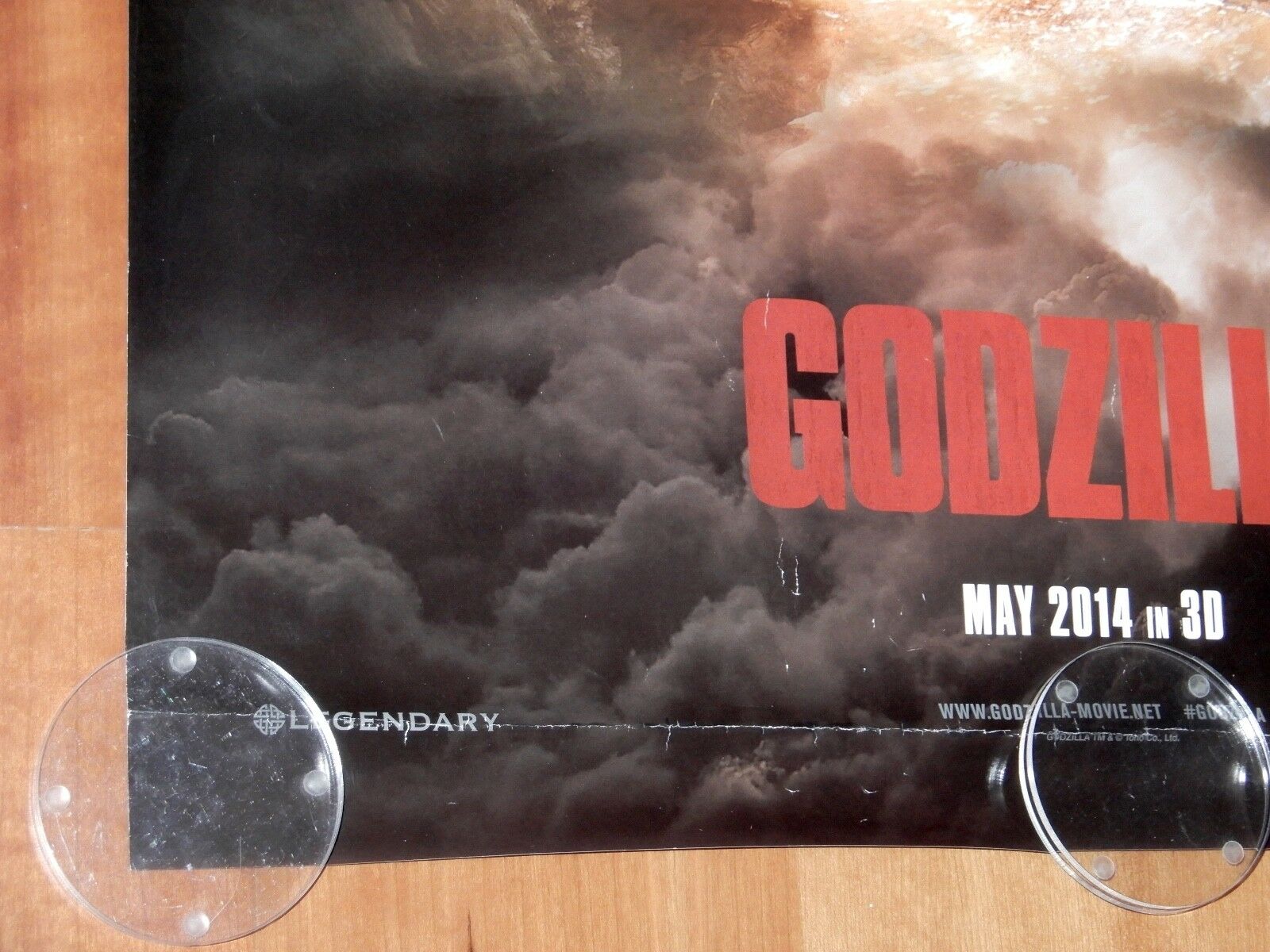 Godzilla 2014 Teaser Poster Godzilla ComicCon Poster Is Striking And