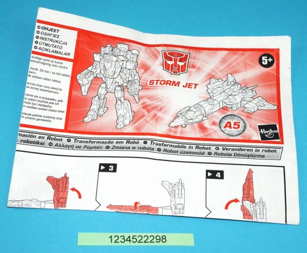 TRANSFORMERS ENERGON COMBINERS AIR TEAM SUPERION MAXIMUS STORM JET 100% ...