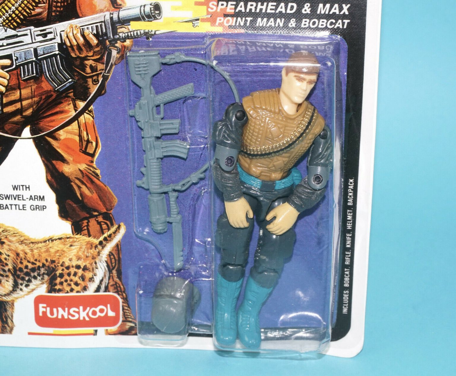 1989 GI JOE SPEARHEAD & MAX v2 NIGHT FORCE MOC MOSC 2005 FUNSKOOL INDIA ...