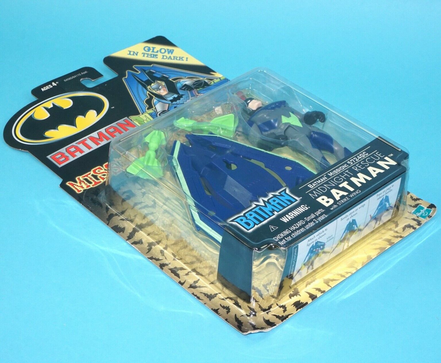 BATMAN MISSION MASTERS 4 MIDNIGHT RESCUE BATMAN MOC MOSC 2002 HASBRO ...