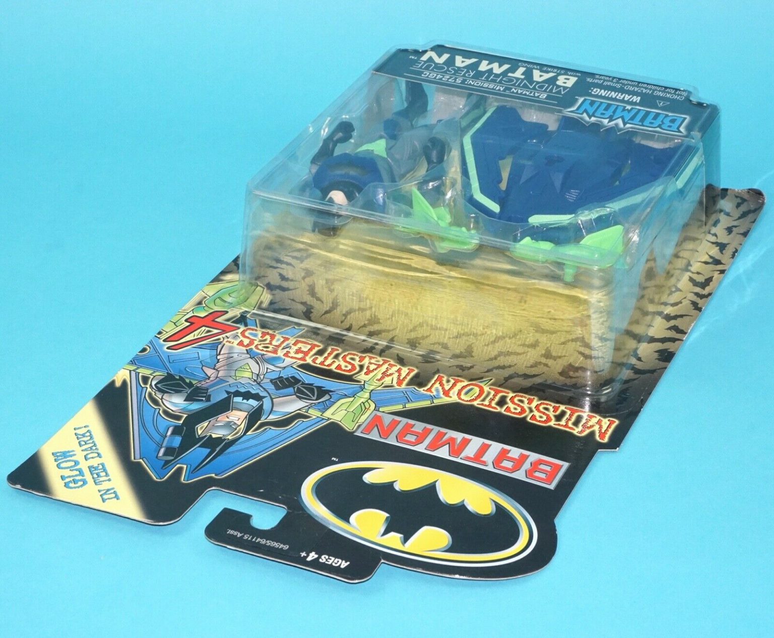 BATMAN MISSION MASTERS 4 MIDNIGHT RESCUE BATMAN MOC MOSC 2002 HASBRO ...