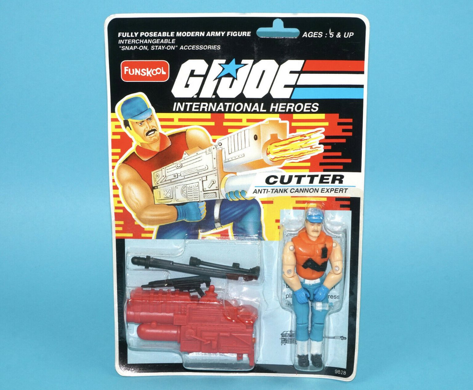1992 GI JOE CUTTER v2 MOC MOSC 2002 FUNSKOOL INDIA - Boonsart shop