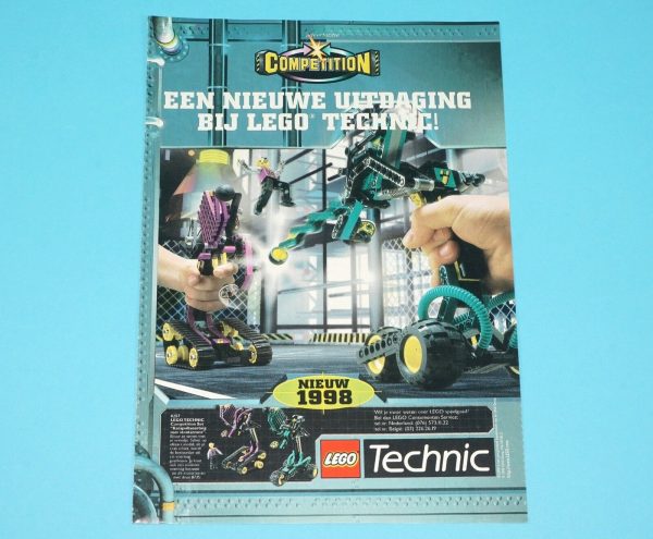 LEGO MAGAZINE ADVERT TECHNIC 1990s DONALD DUCK HOLLAND - Boonsart shop