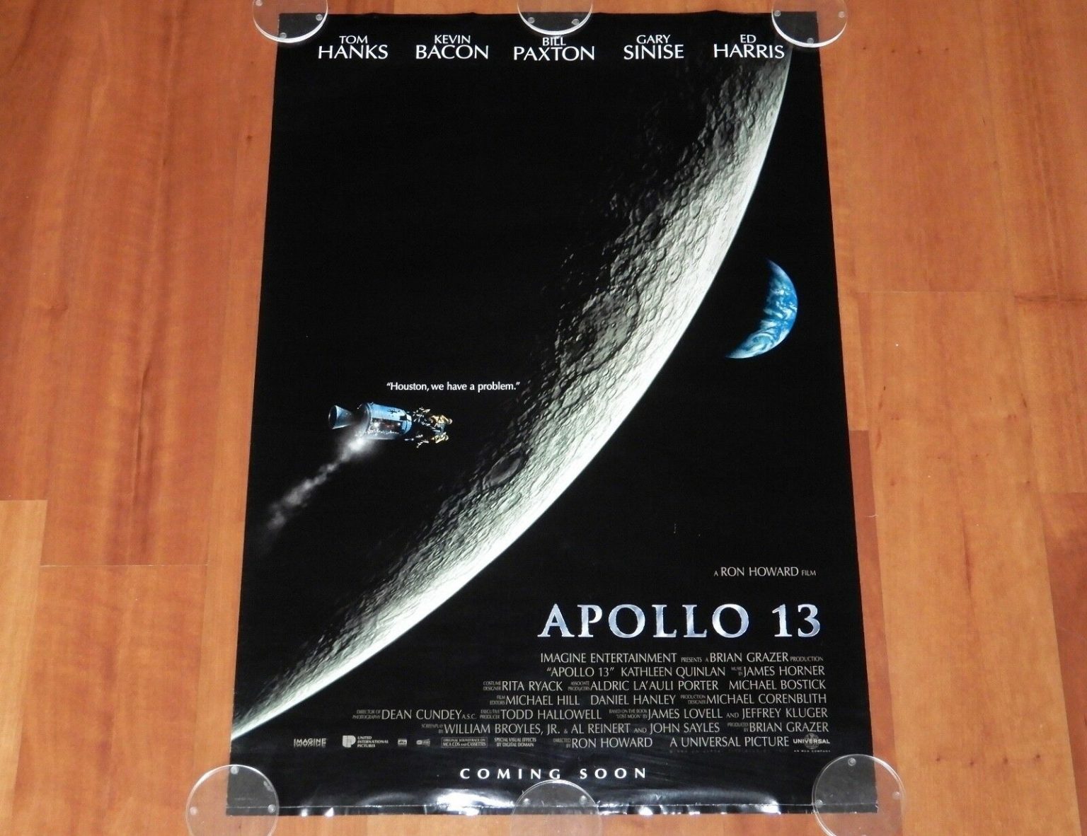 ORIGINAL MOVIE POSTER APOLLO 13 1995 INTL DOUBLE-SIDED ADVANCE ONE ...