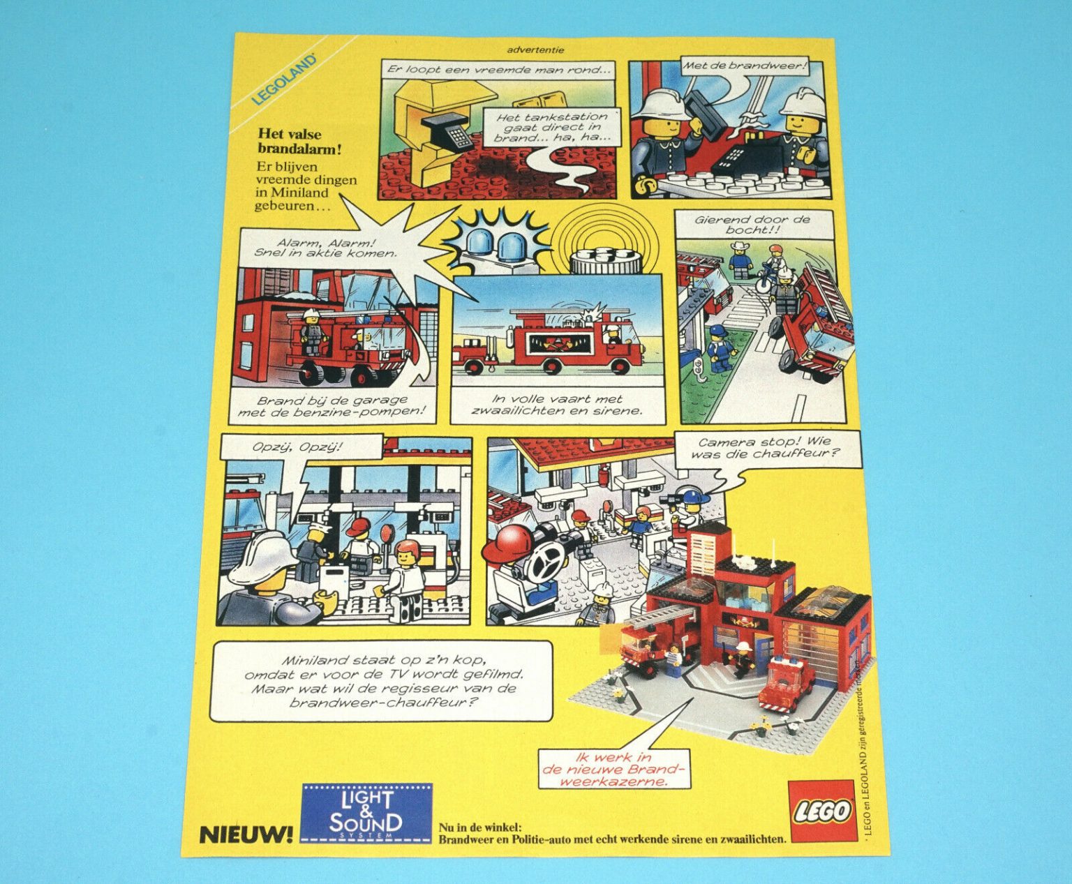 LEGO MAGAZINE ADVERT LEGOLAND TOWN 1980s DONALD DUCK HOLLAND - Boonsart ...