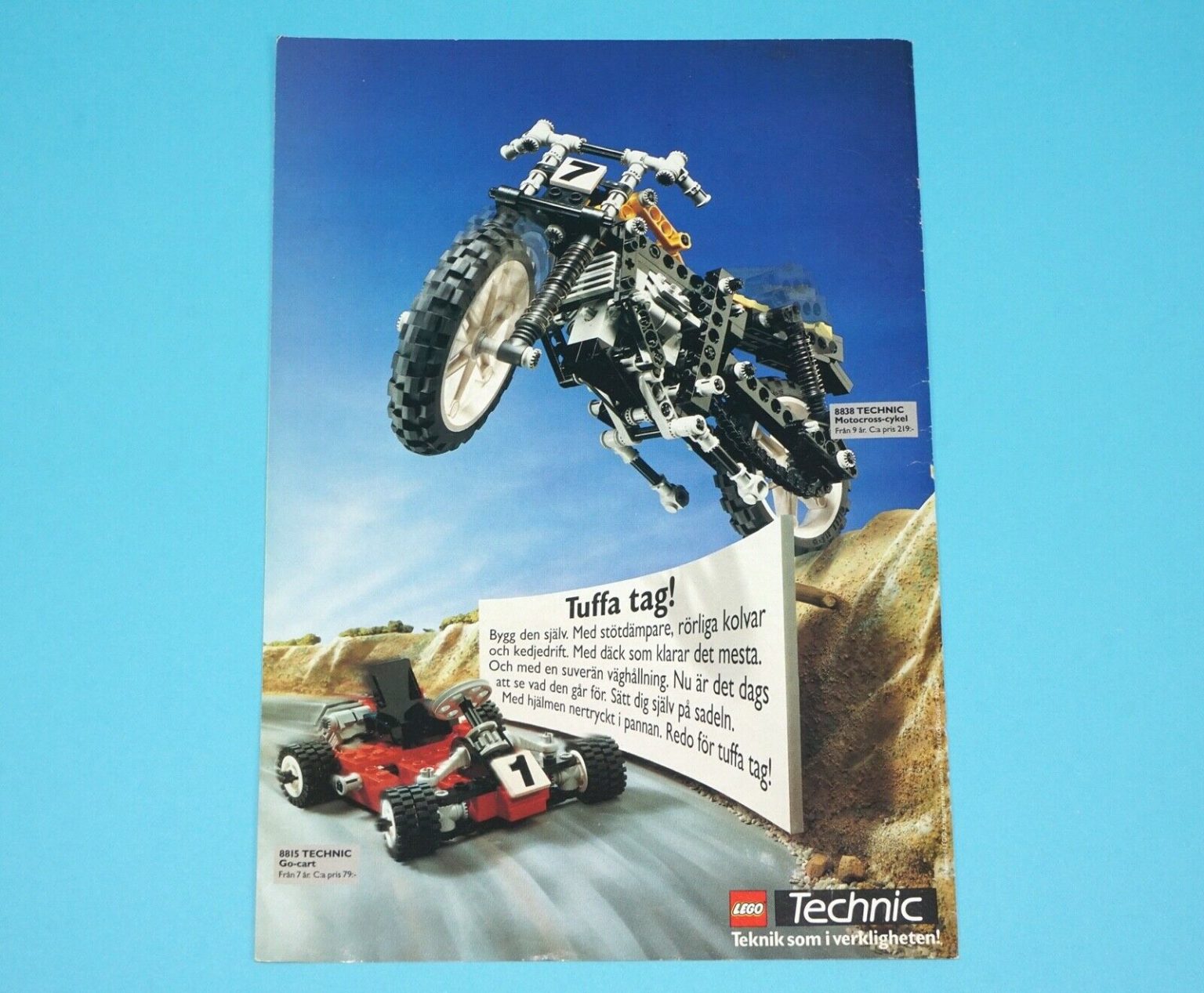 LEGO MAGAZINE ADVERT TECHNIC 1990s LEGO GRUPPEN SWEDEN - Boonsart shop