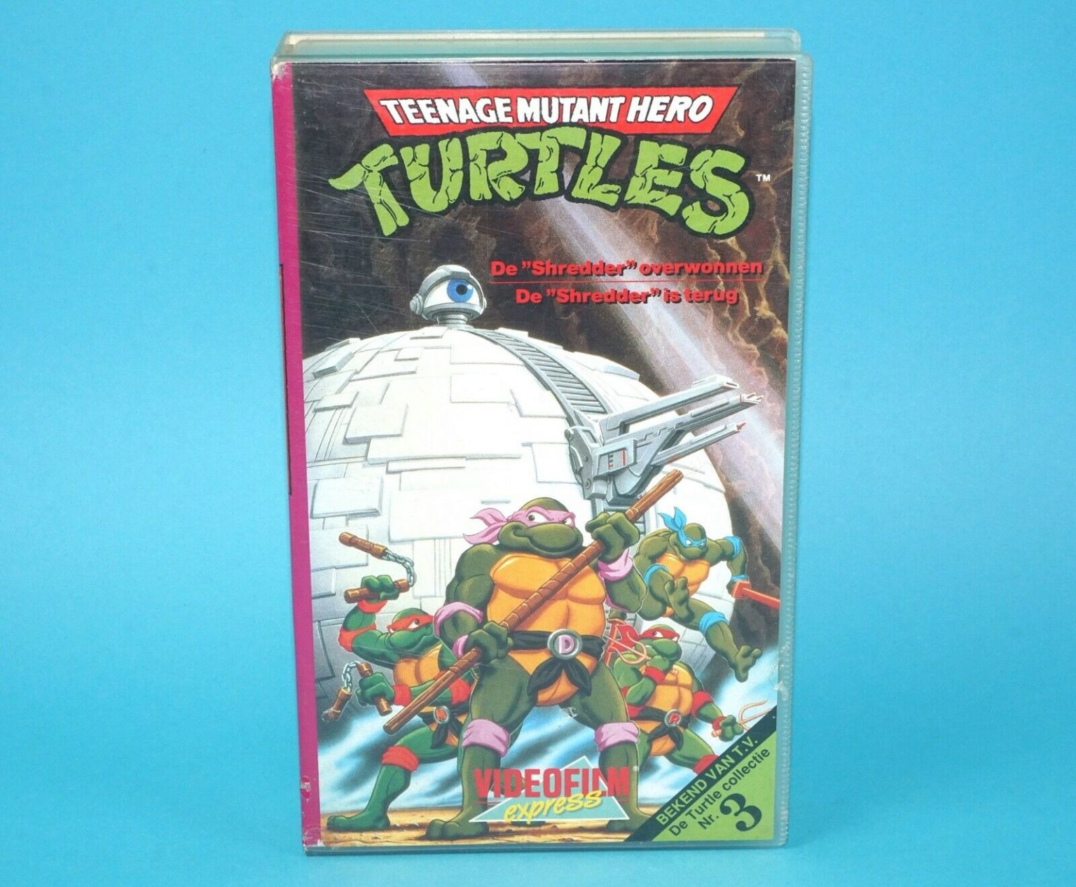 VHS TMNT TEENAGE MUTANT HERO TURTLES TURTLE COLLECTION NR.3 PAL DUTCH ...