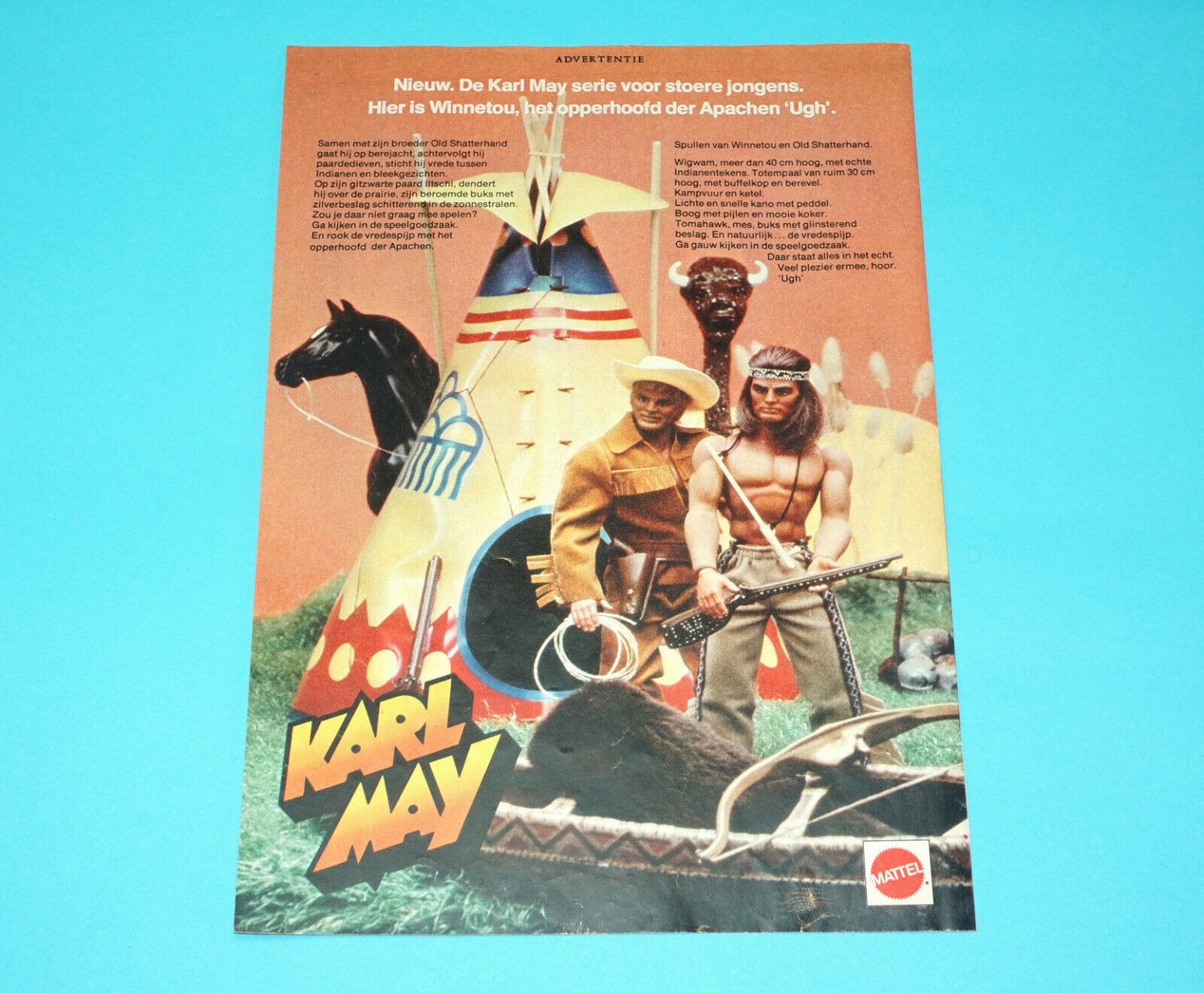 BIG JIM MAGAZINE ADVERT 1970s DONALD DUCK HOLLAND MATTEL KARL MAY ...