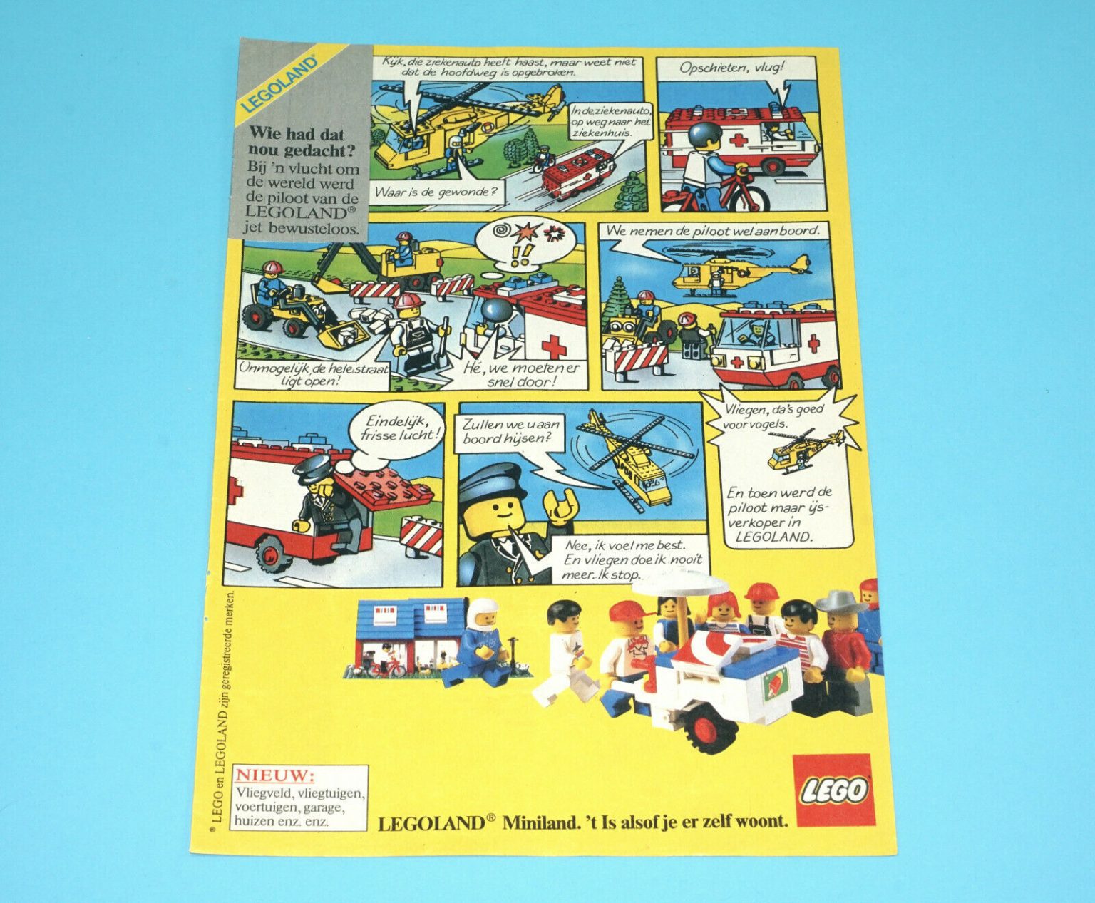 LEGO MAGAZINE ADVERT LEGOLAND TOWN 1980s DONALD DUCK HOLLAND - Boonsart ...